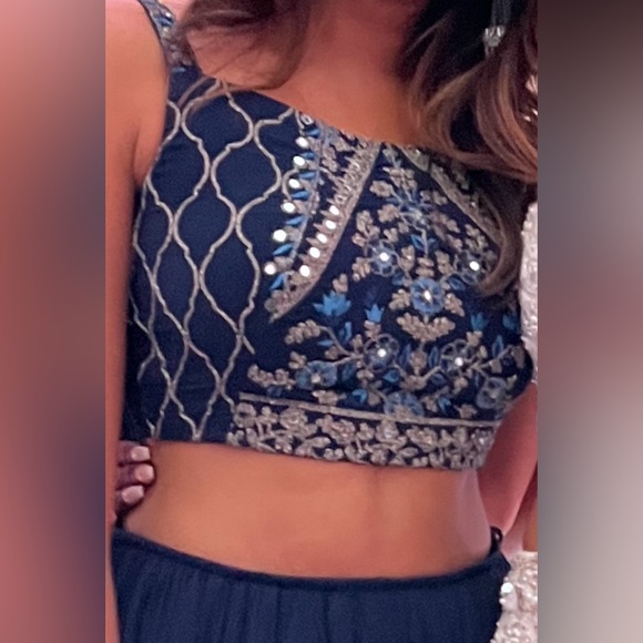Lehengas | Navy Blue Lengha | Poshmark